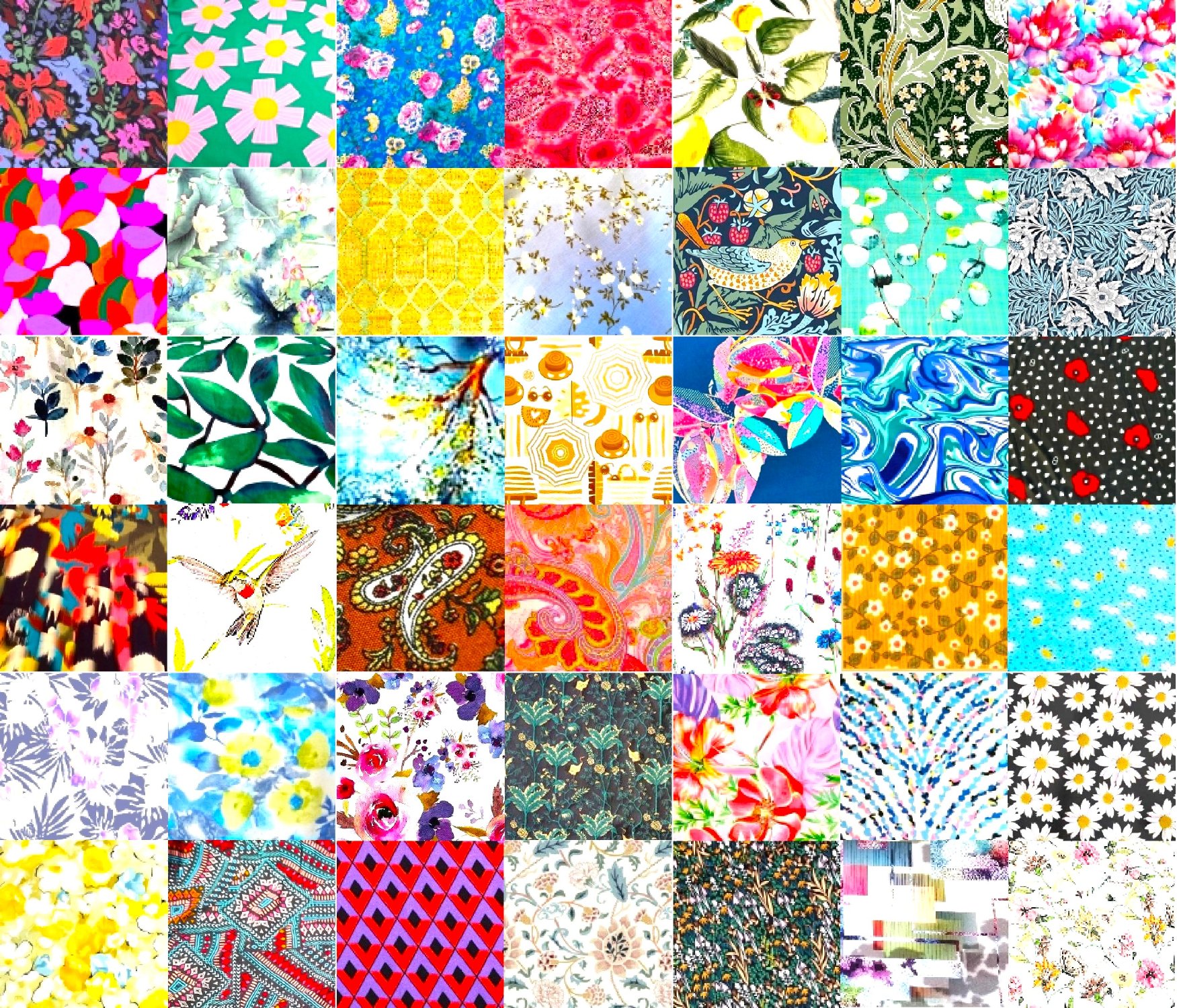 Solve PATCHWORK VISCOSE 6 jigsaw puzzle online with 72 pieces