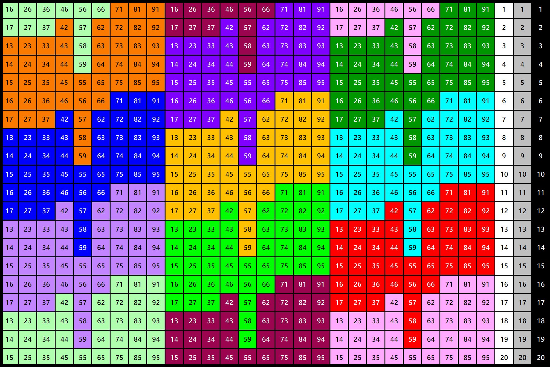 Solve Number 1294 tessellation 600 jigsaw puzzle online with 600 pieces