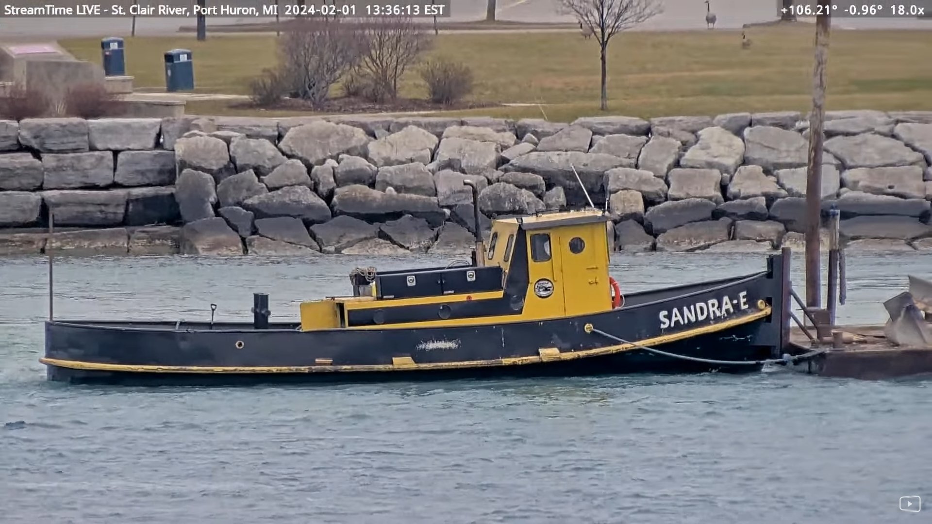 Solve Sandra E (CA) - Great Lakes Tug - Port Huron, MI (2024-02-01 ...