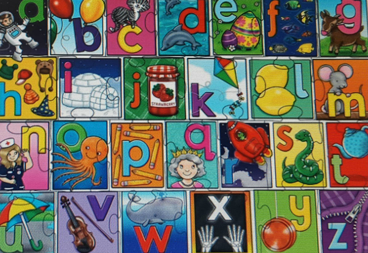 Solve ABC - Colourful Poster for the Classroom jigsaw puzzle online ...