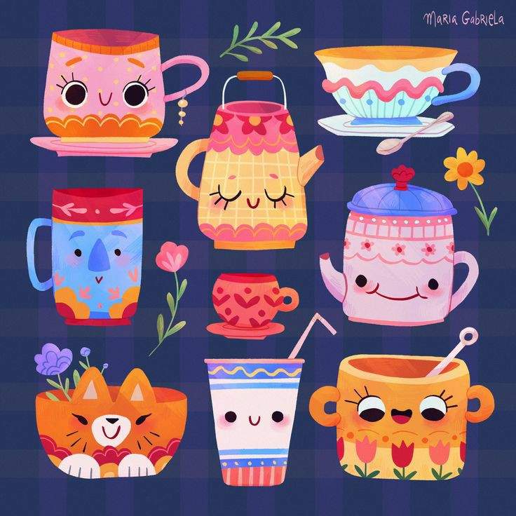 Solve STAX OF CUPS (1,258) jigsaw puzzle online with 81 pieces