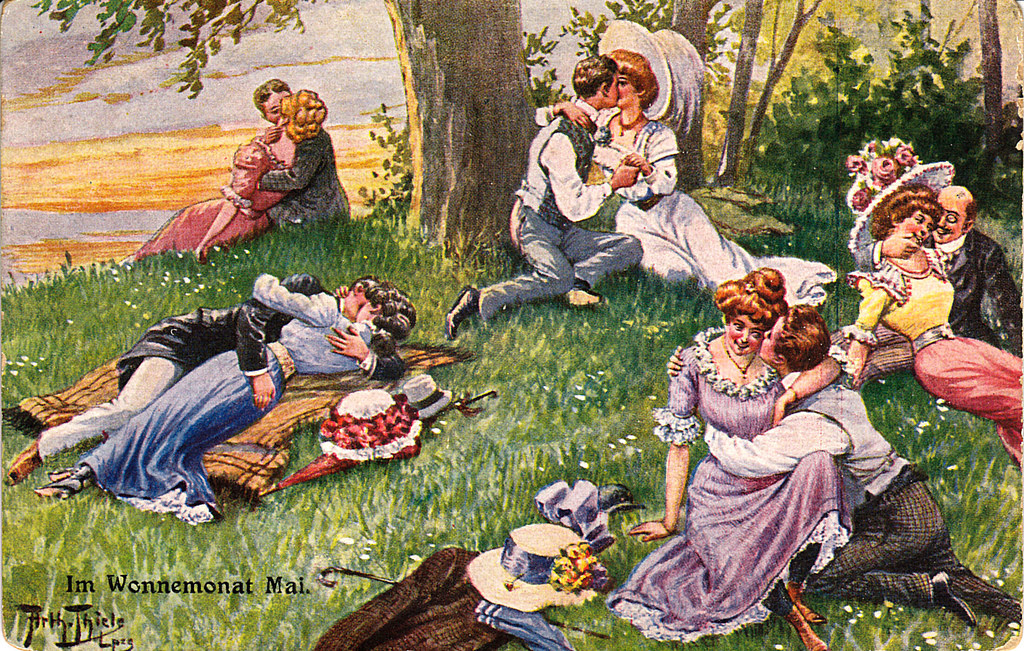 Solve Themes Vintage illustrations/pictures - In the merry month of May ...