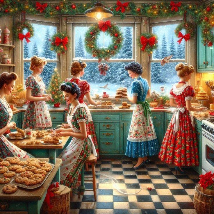 Solve Baking Cookies jigsaw puzzle online with 36 pieces