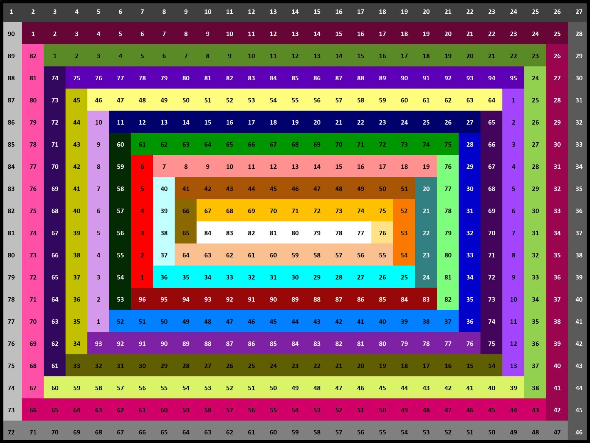 Solve Number 153 round and round jigsaw puzzle online with 540 pieces