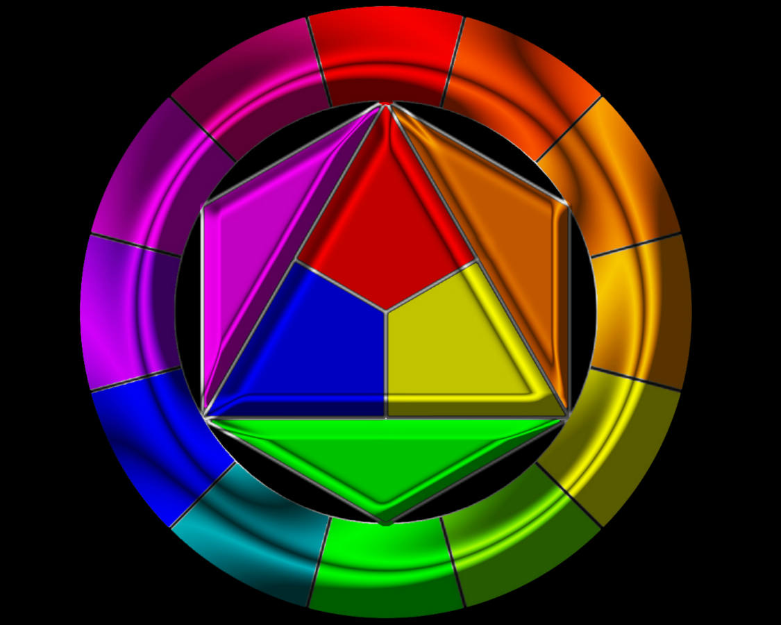 Solve chromatic circle by kissmybrush jigsaw puzzle online with 99 pieces