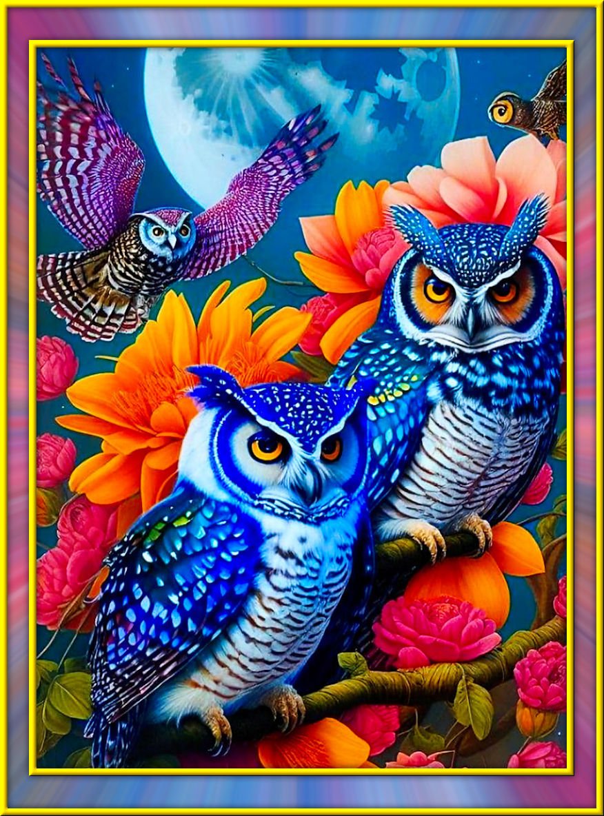 Solve Owls 17 09 23 jigsaw puzzle online with 35 pieces