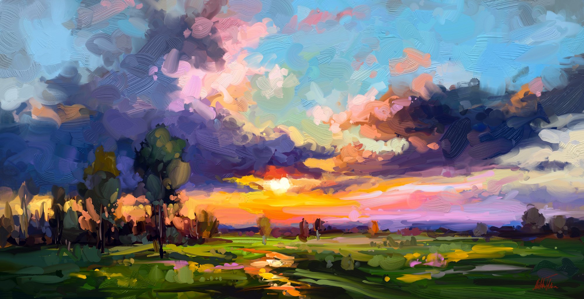 Solve Dawn jigsaw puzzle online with 98 pieces