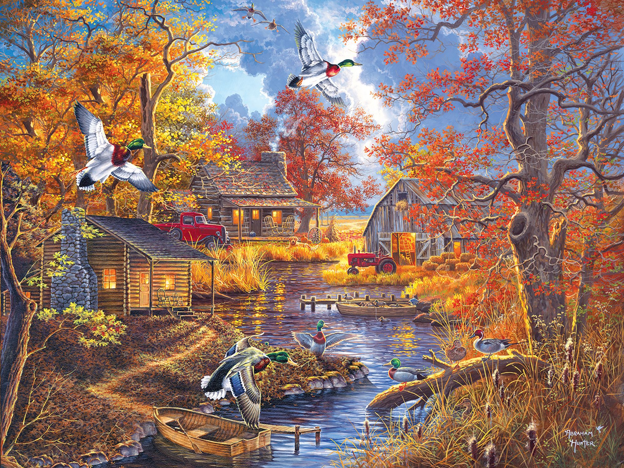 Solve Bayou Haven jigsaw puzzle online with 352 pieces