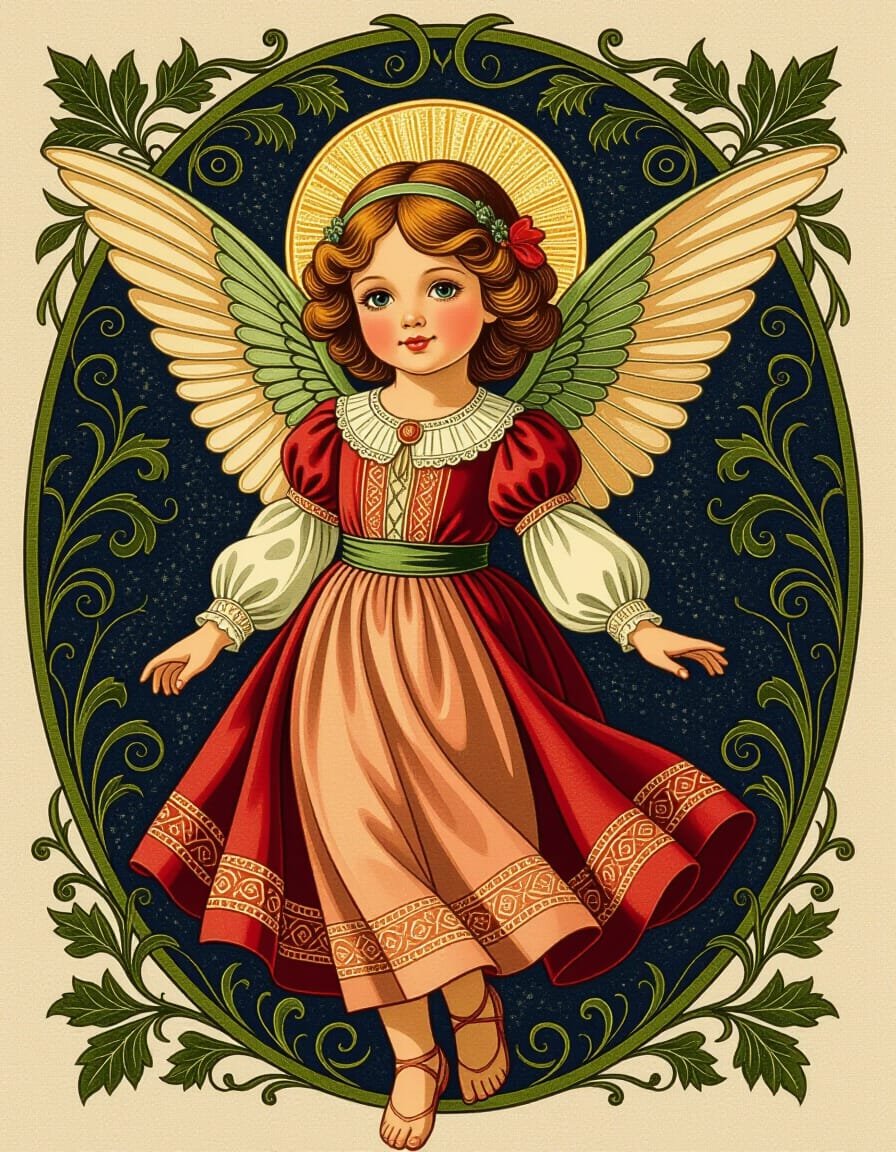 Solve Li'l Angel jigsaw puzzle online with 80 pieces