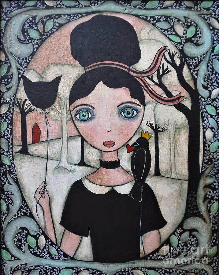 Solve Chris Jeanguenat Artwork - 'Wednesday Addams' jigsaw puzzle ...