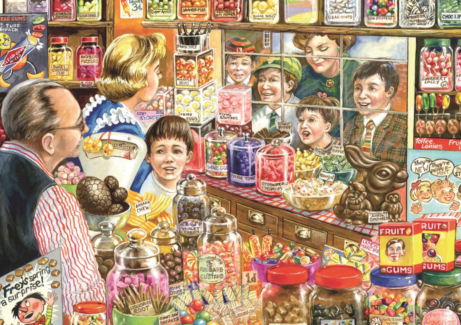 Solve Sweet shop jigsaw puzzle online with 450 pieces