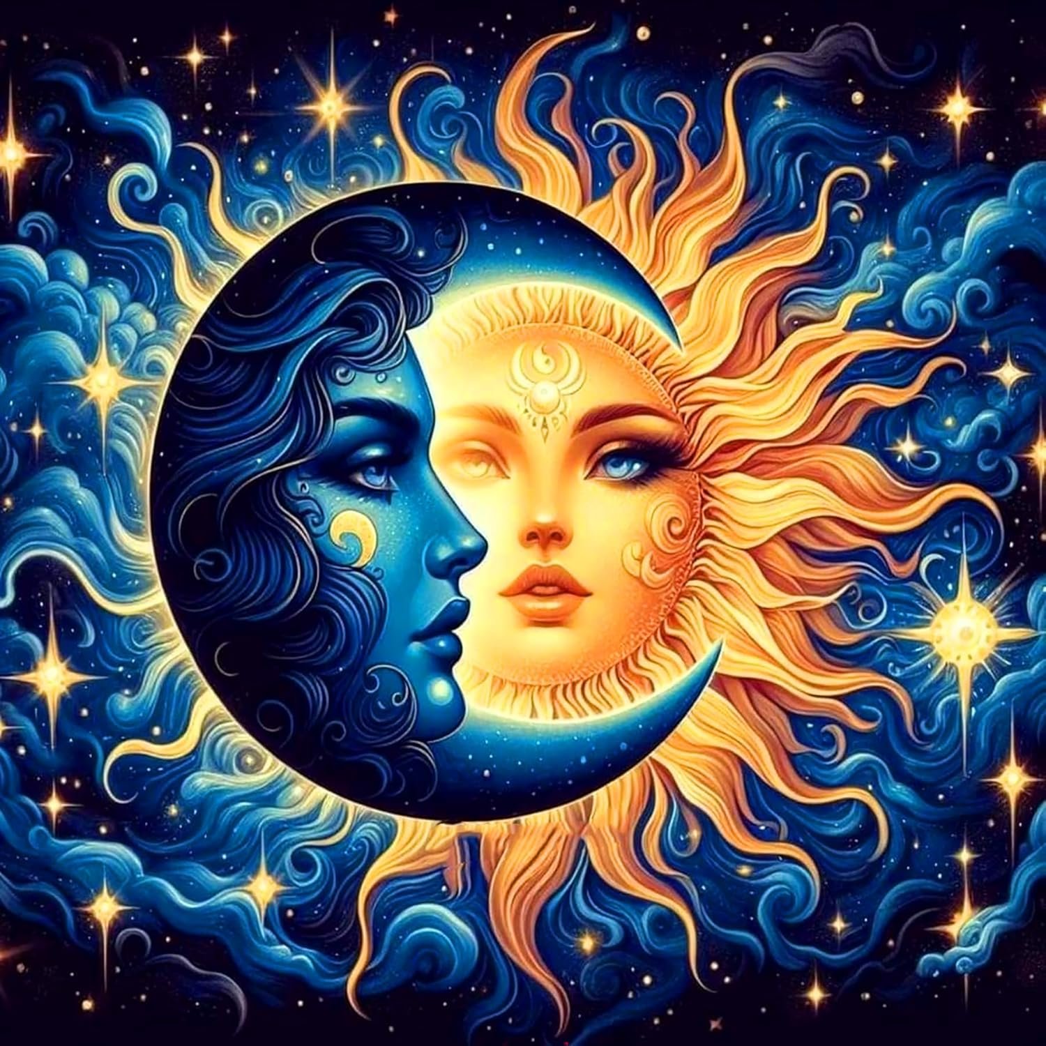 Solve night and day jigsaw puzzle online with 289 pieces