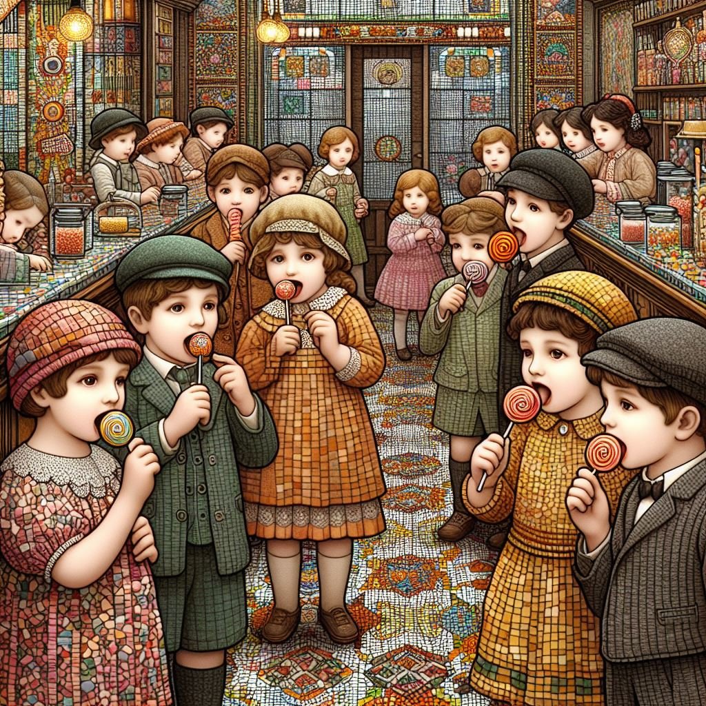 Solve Lollypops 1920s candy store jigsaw puzzle online with 169 pieces