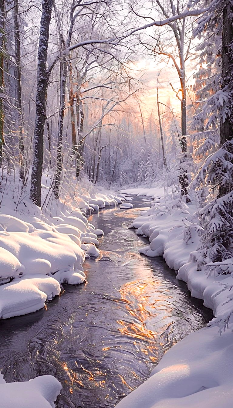 Solve A beautiful end to our snowy cold winter (resize 15-286) jigsaw ...