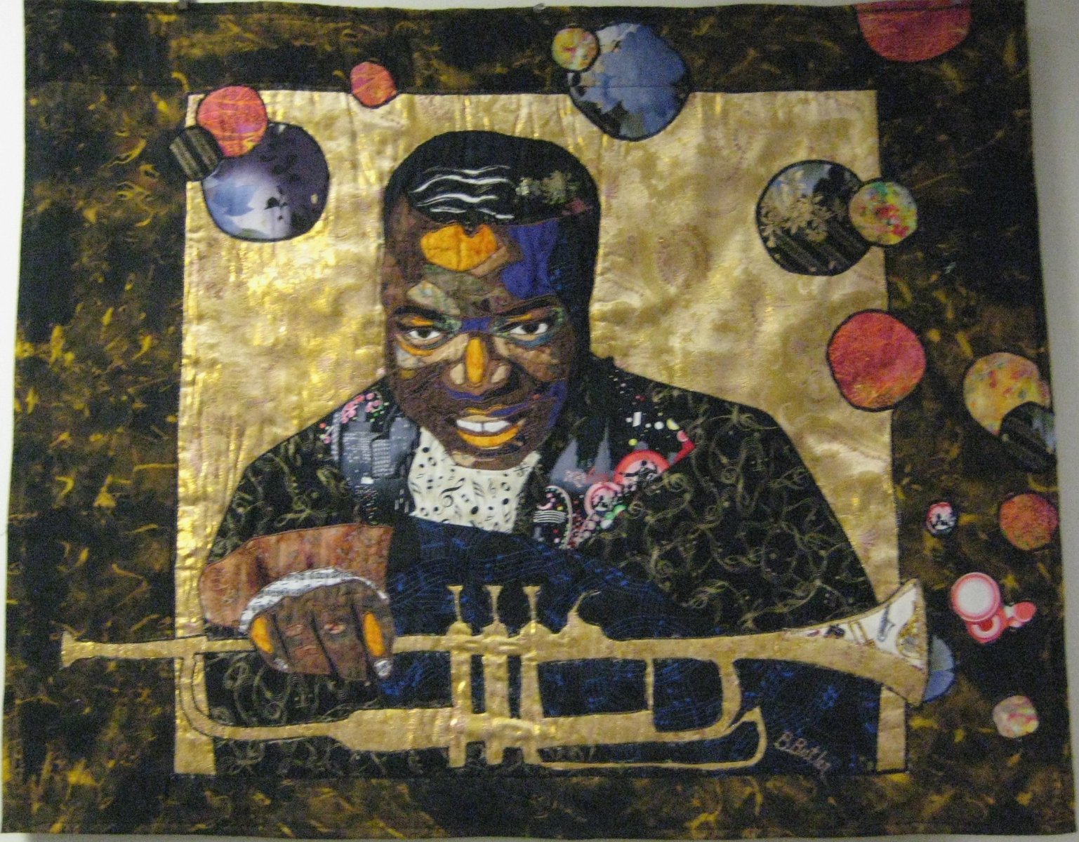 Solve Pops! Mr. Louis Armstrong ~ Bisa Butler [up to 525 pcs] jigsaw ...