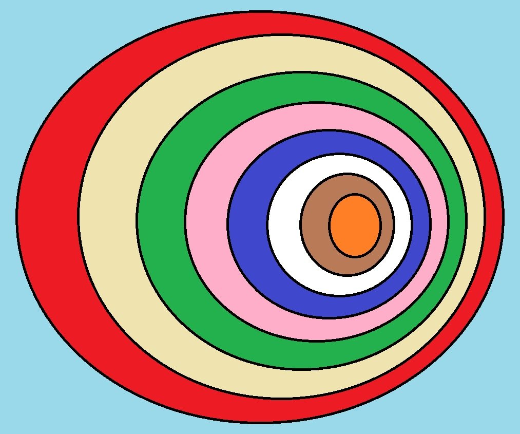 Solve Wobblybear Creations 1716 - (now FREE to own) Concentric ovals (*Pick the puzzle size you ...