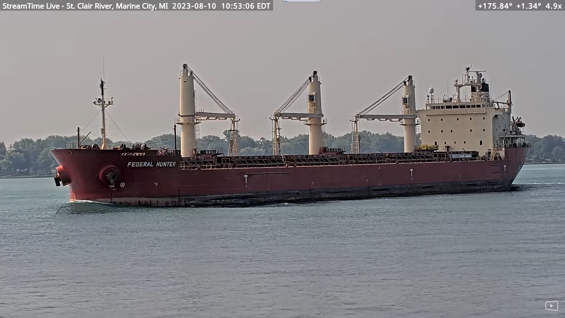 Solve Federal Hunter - Ocean-Going Freighter - Marine City, MI (2023-08 ...