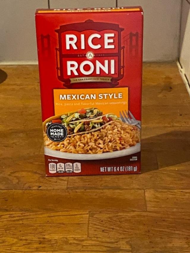 Solve Rice-a-roni jigsaw puzzle online with 20 pieces