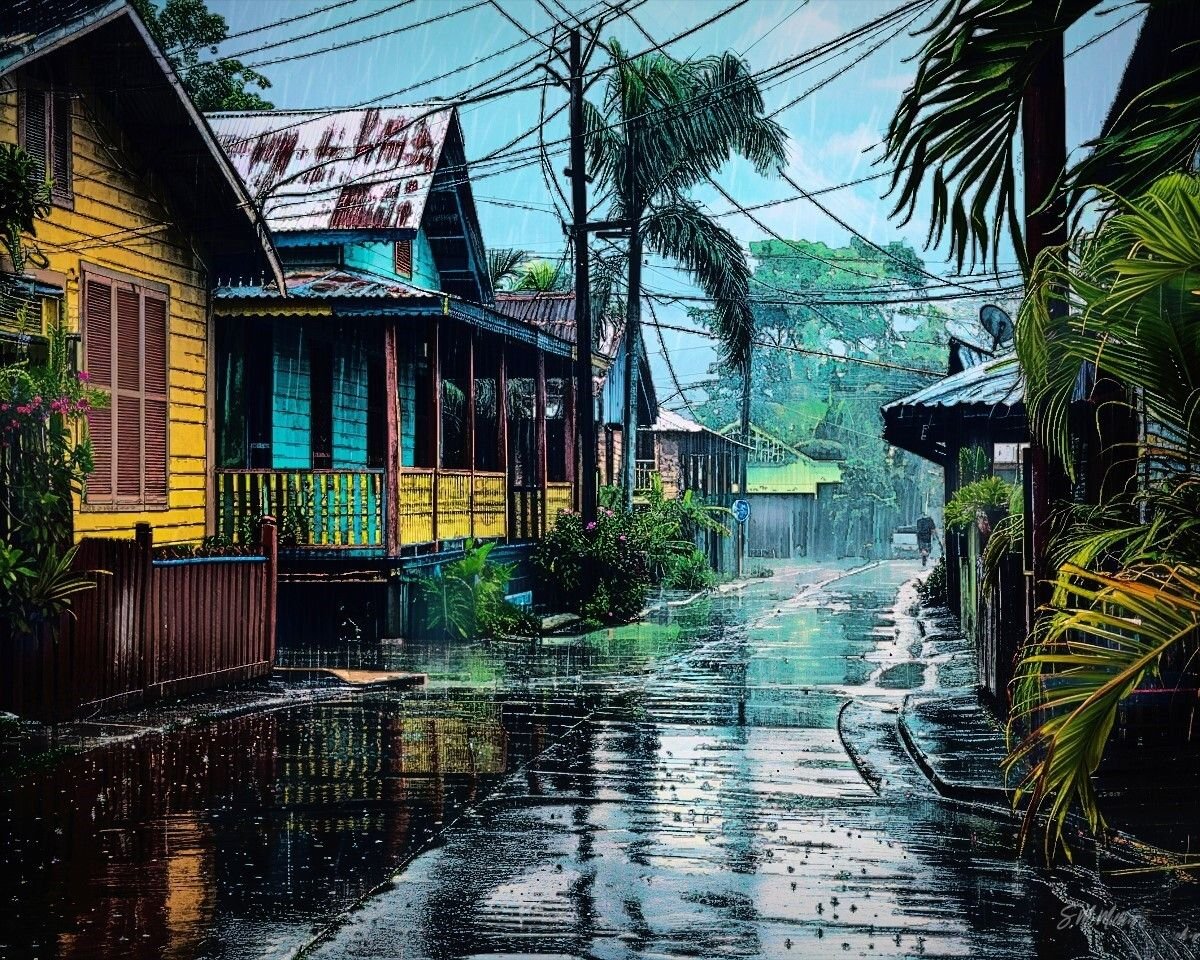 Solve rainy belize (resize 12 to 340) jigsaw puzzle online with 63 pieces