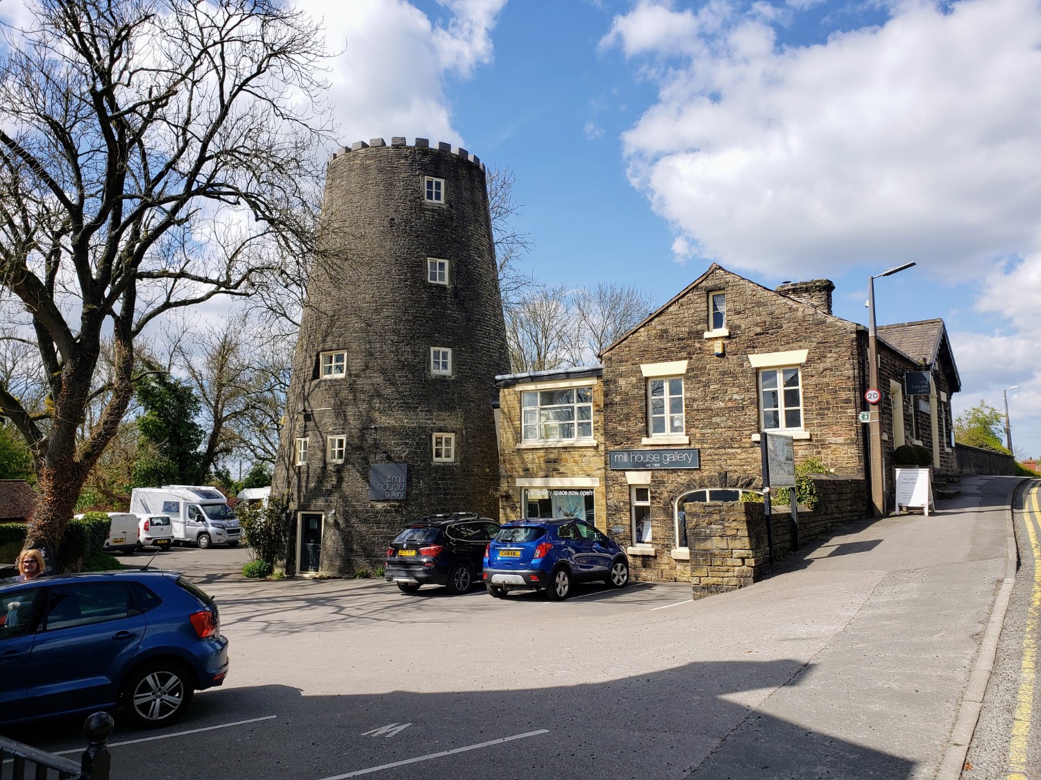 Solve The Old Windmill, Parbold. jigsaw puzzle online with 48 pieces