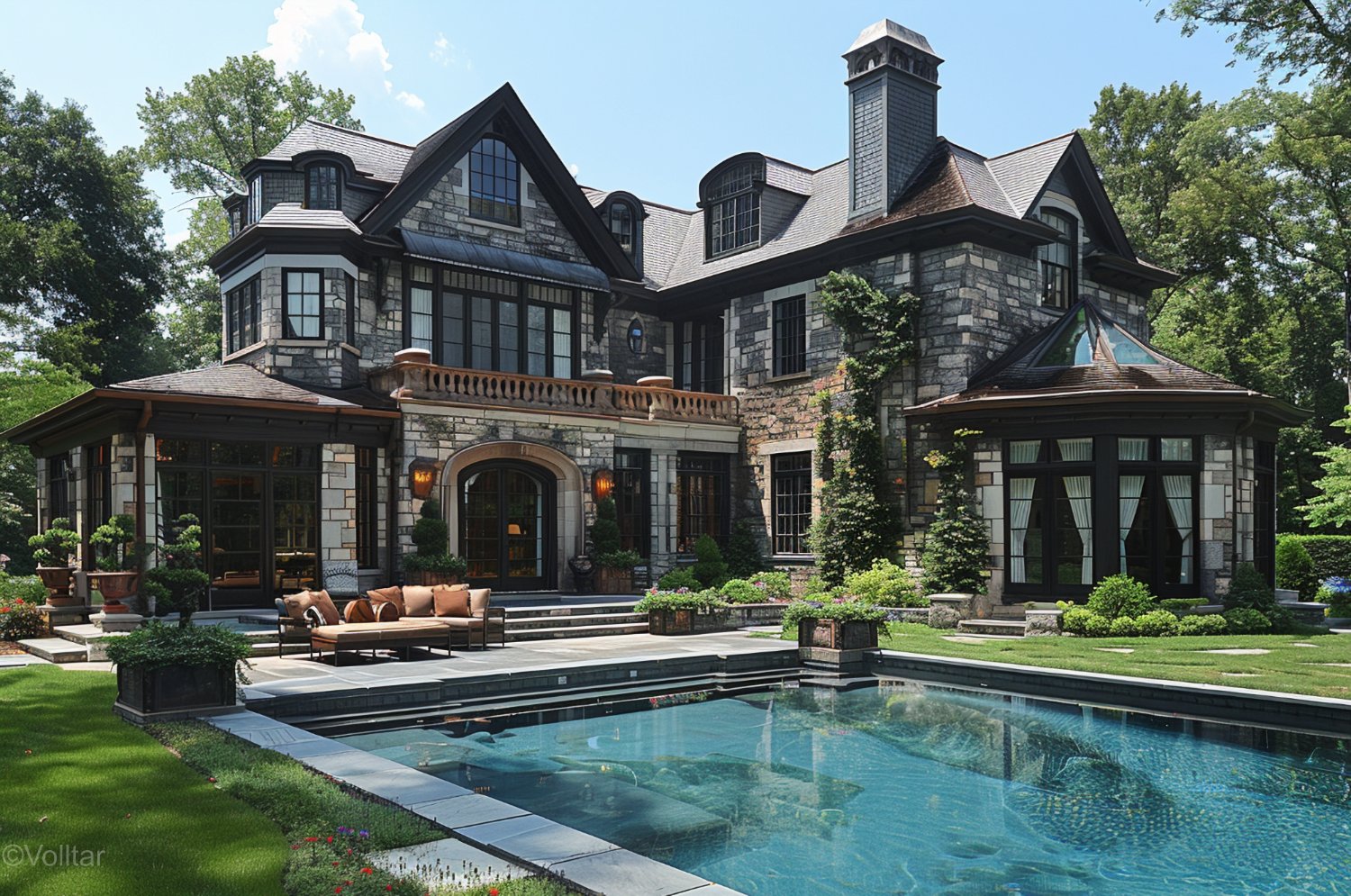 Solve Mansion Monday 2 jigsaw puzzle online with 12 pieces