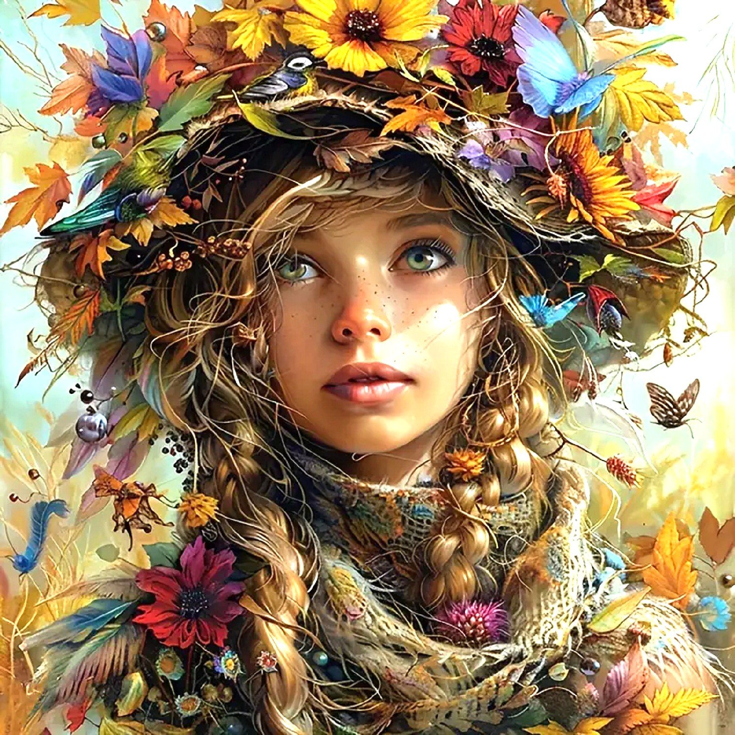 Solve Straw Hat jigsaw puzzle online with 81 pieces