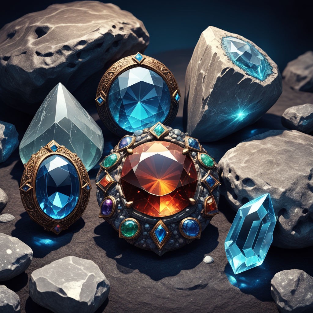 Solve Gem Beauties jigsaw puzzle online with 25 pieces