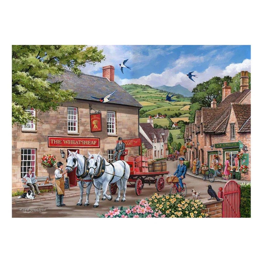 Solve Pulling Their Weight jigsaw puzzle online with 240 pieces