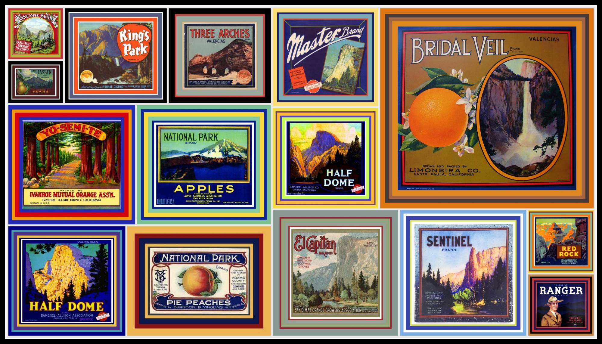 Solve This week's Theme - National and State Parks - On Vintage Fruit ...