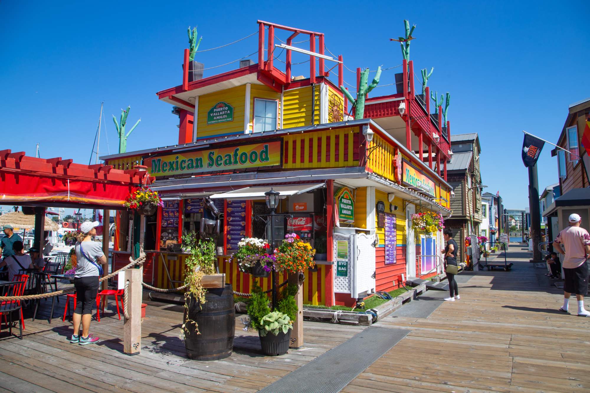 Solve A popular mexican restaurant in the floating village at Fisherman ...