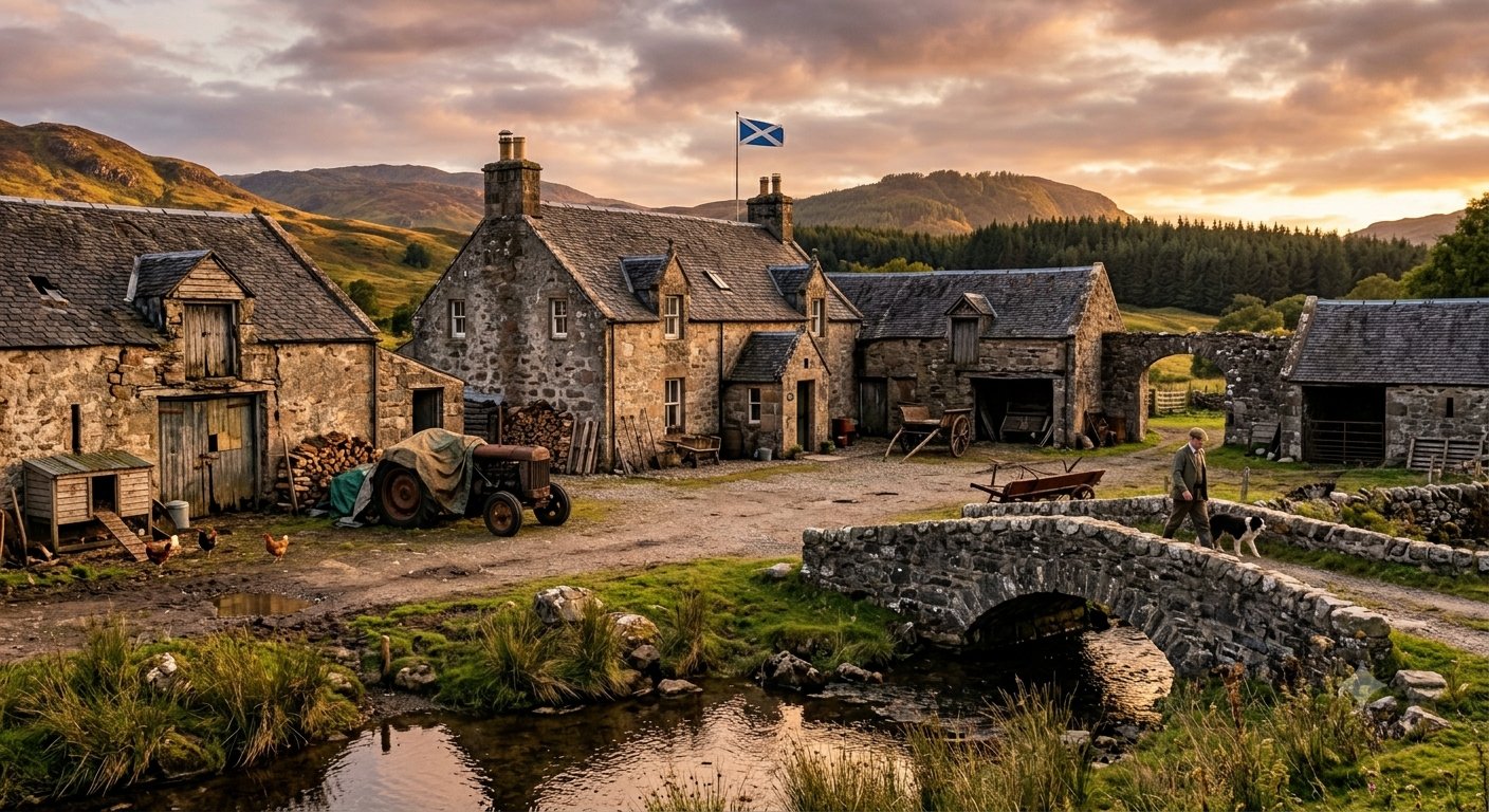 Jigsaw Puzzle | 84 pieces | old farm yard | Jigidi