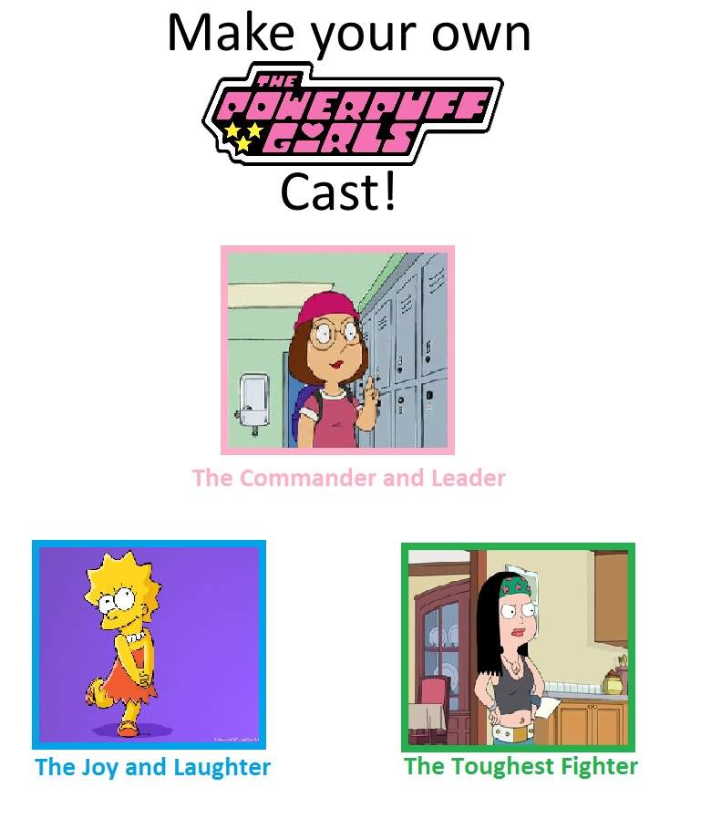 Solve My Powerpuff Girls Cast Meme jigsaw puzzle online with 20 pieces