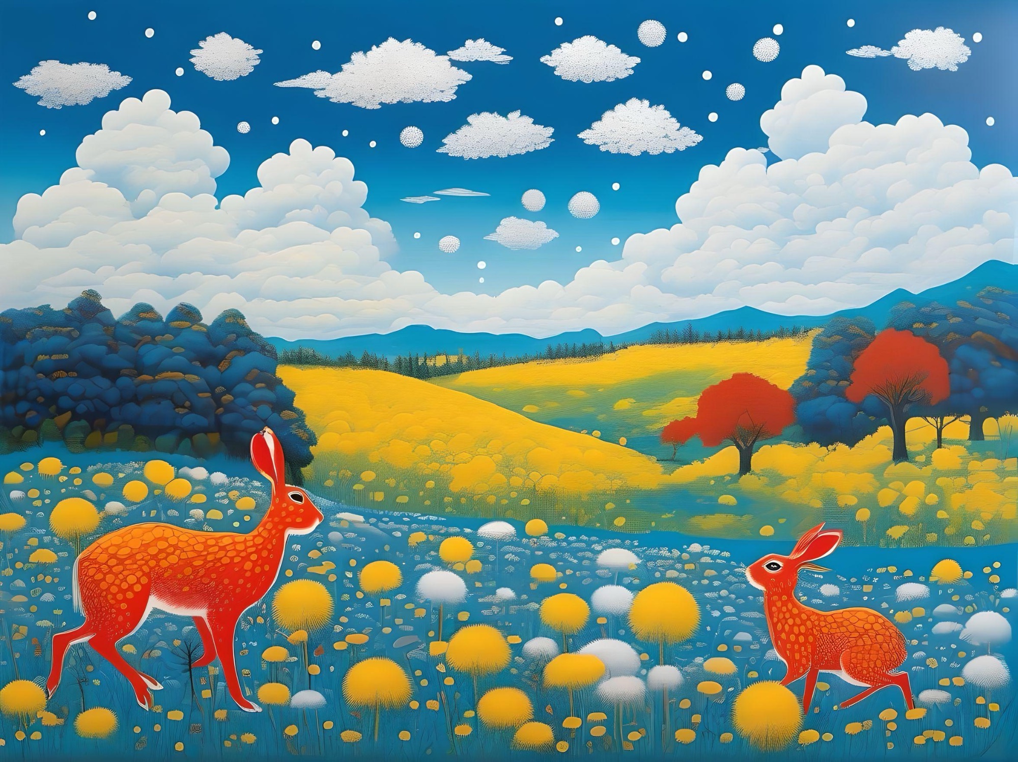 Solve Mad Hare jigsaw puzzle online with 221 pieces