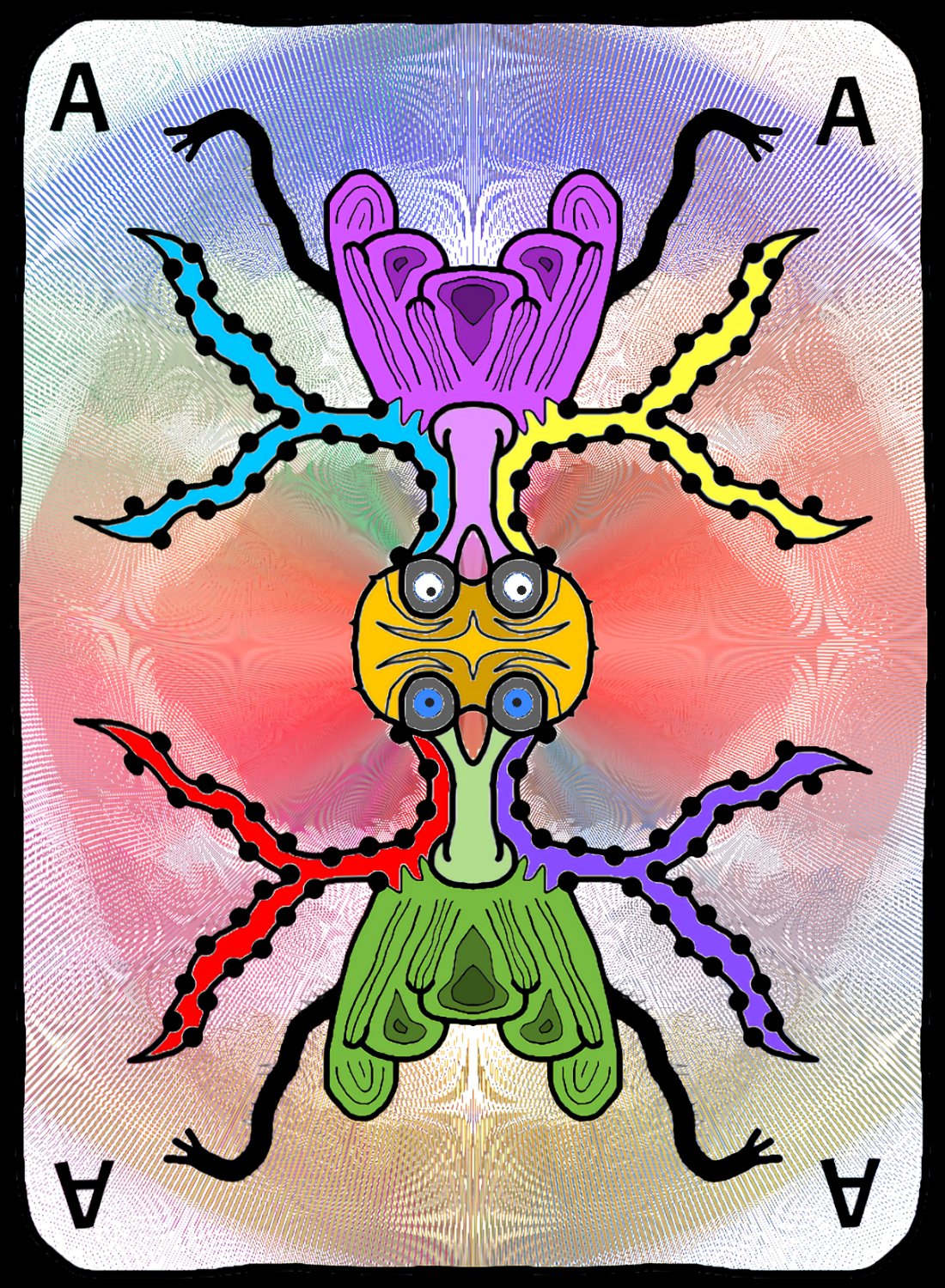 Solve the sick-and-more fly jigsaw puzzle online with 48 pieces