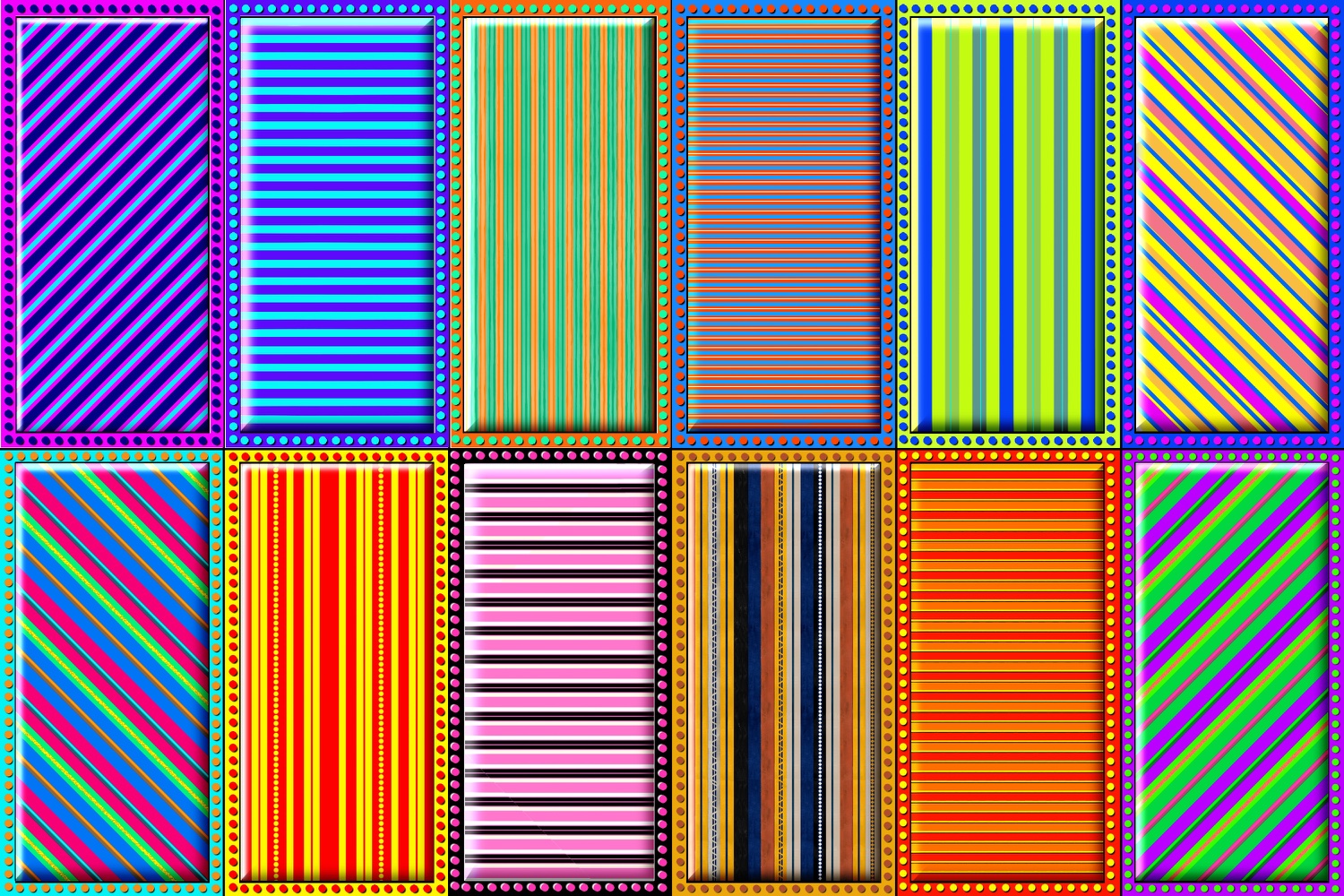 Solve Strips of Stripes - with support crew of dots 😊 jigsaw puzzle ...