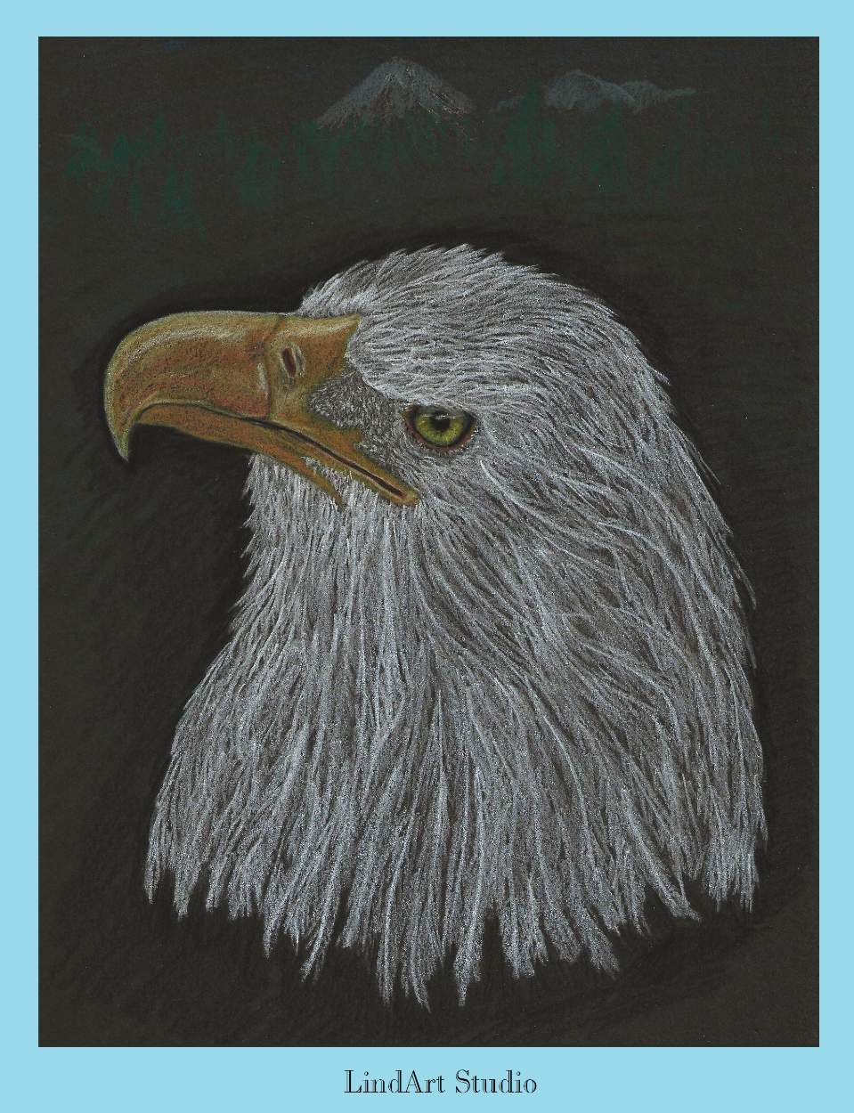 Solve Bald Eagle jigsaw puzzle online with 80 pieces