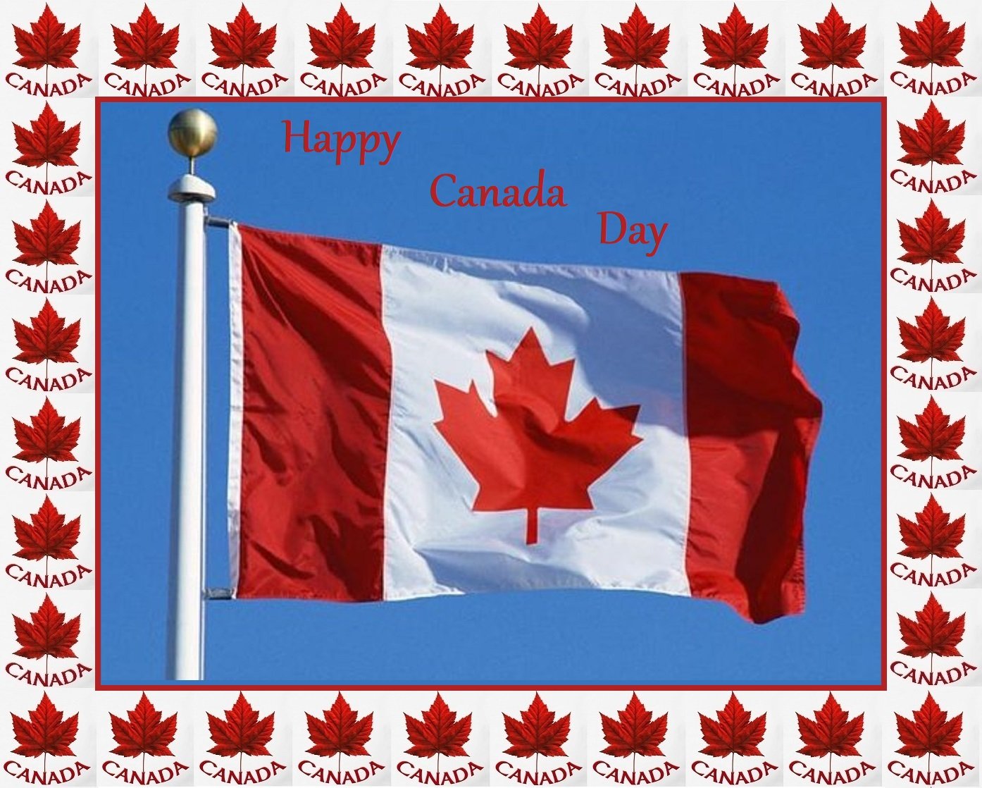 Solve Happy Canada Day jigsaw puzzle online with 12 pieces