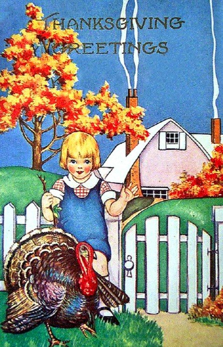 Solve Thanksgiving Greetings jigsaw puzzle online with 77 pieces