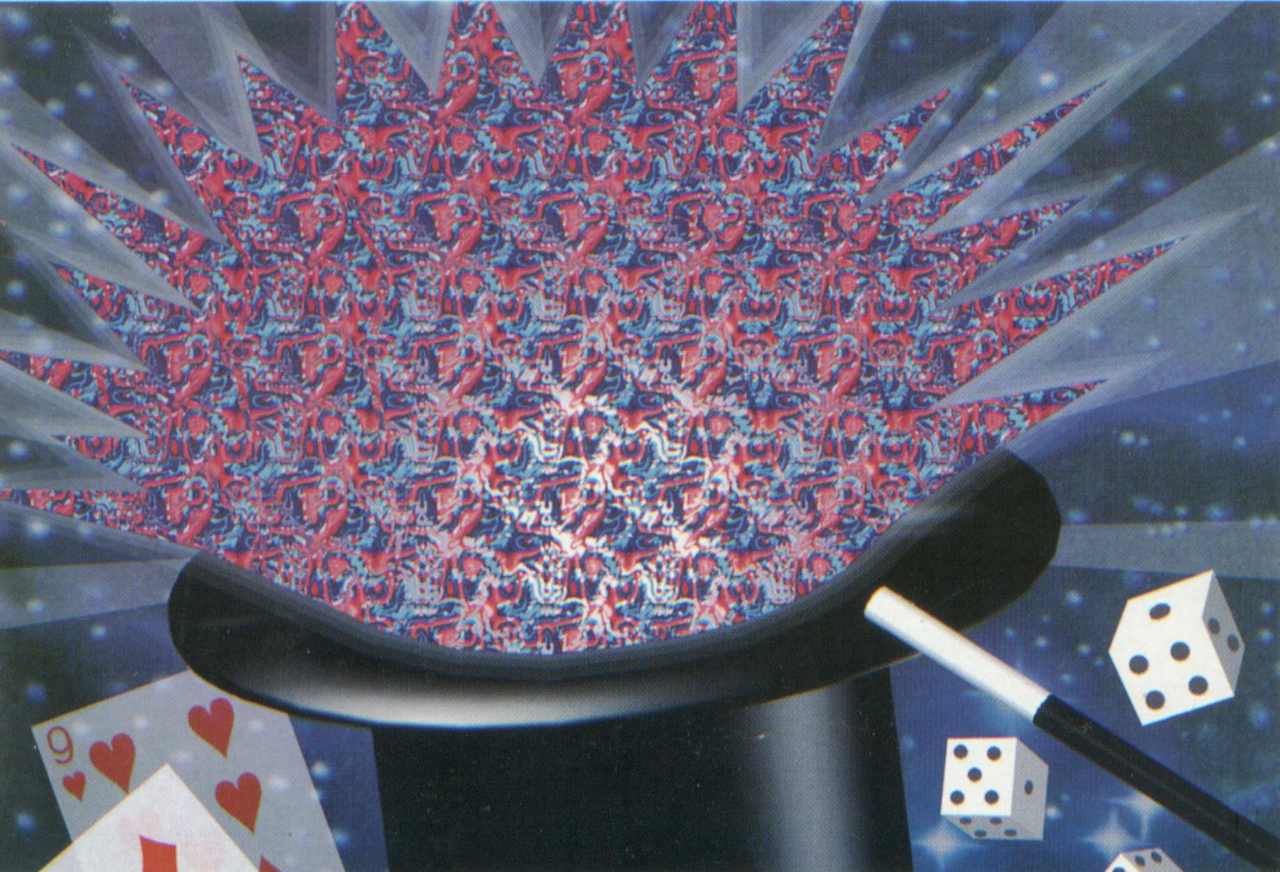 Solve Magic Eye picture (harder) jigsaw puzzle online with 150 pieces