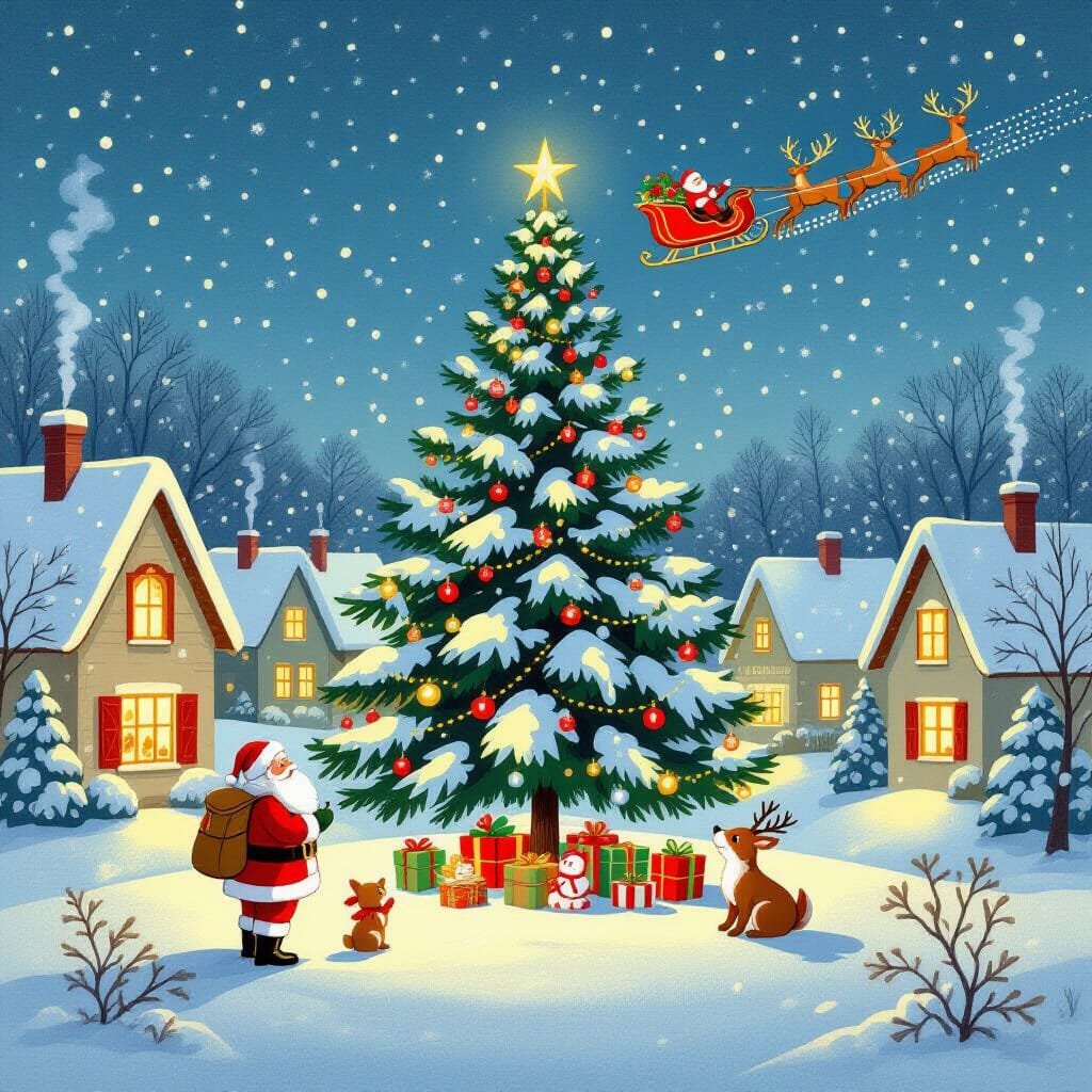 Solve Christmas Card jigsaw puzzle online with 49 pieces