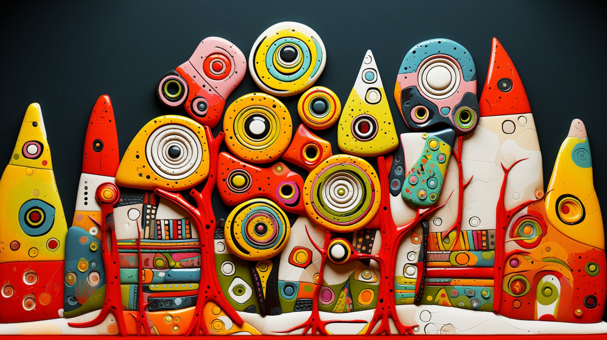 Solve wild shapes jigsaw puzzle online with 594 pieces