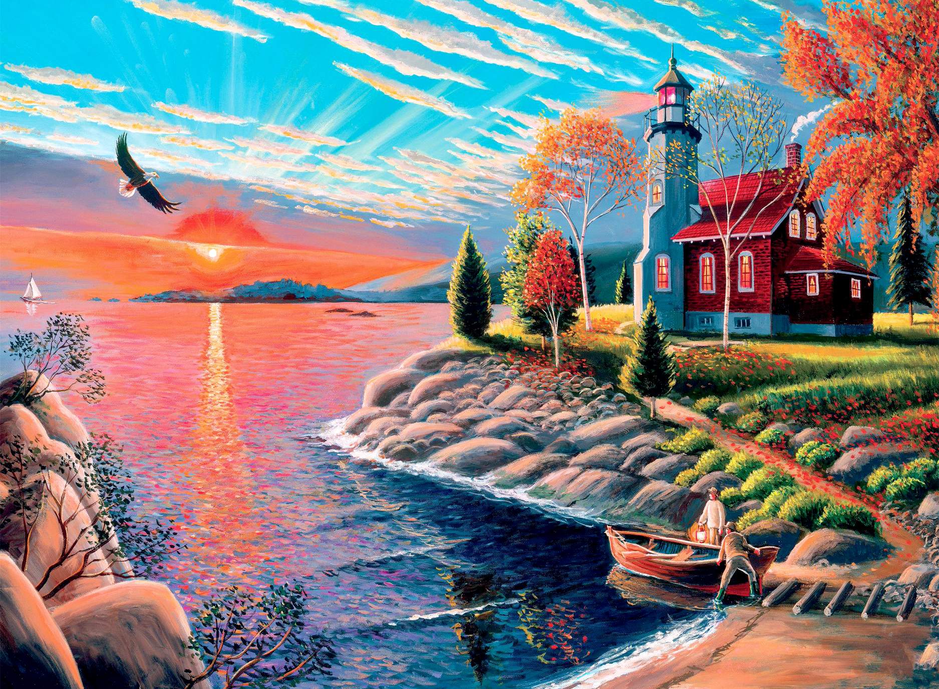 Jigsaw Puzzle | Lighthouse | 165 pieces | Jigidi