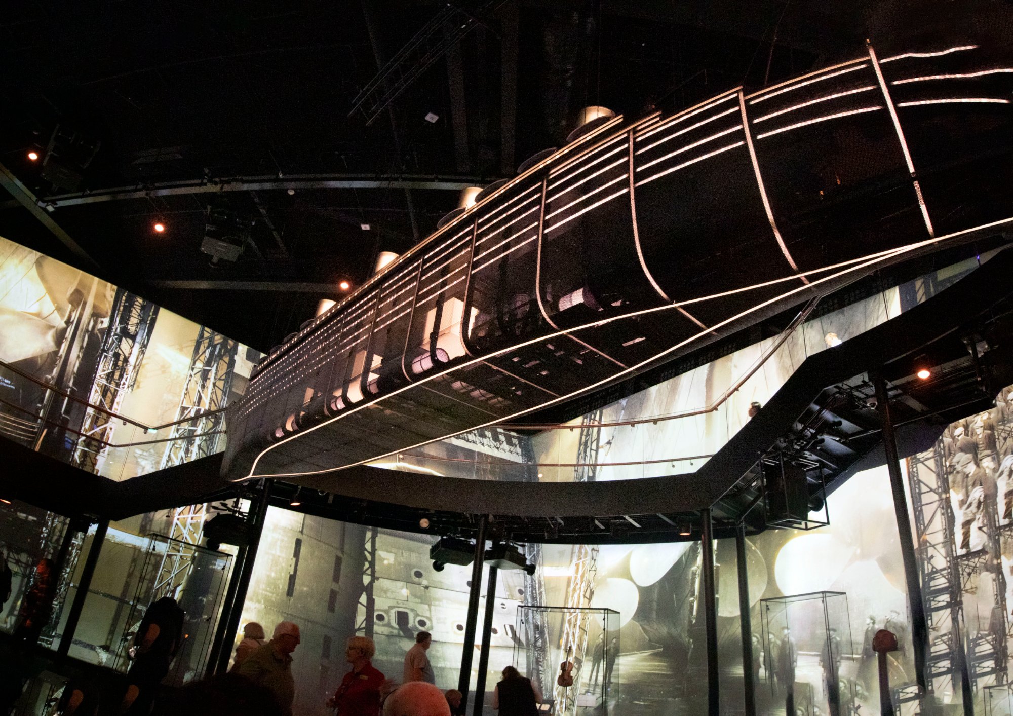 Solve Belfast 07-09-2023 Titanic Exhibition flying skeleton Ship model ...