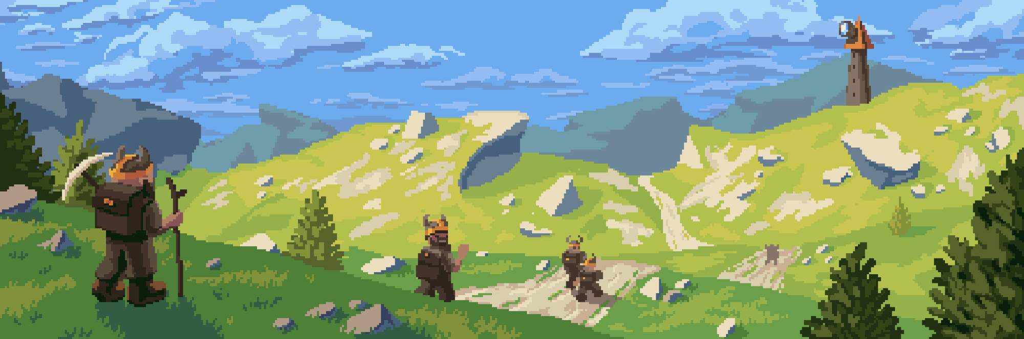 Solve Dwarven Skykeep jigsaw puzzle online with 140 pieces