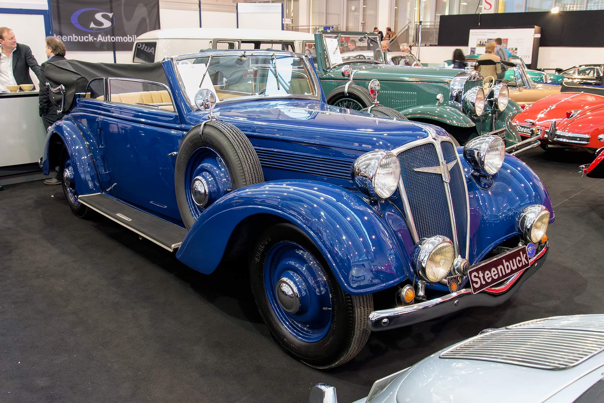 Jigsaw Puzzle | 216 pieces | Adler "Diplomat" cabriolet by Papler ...