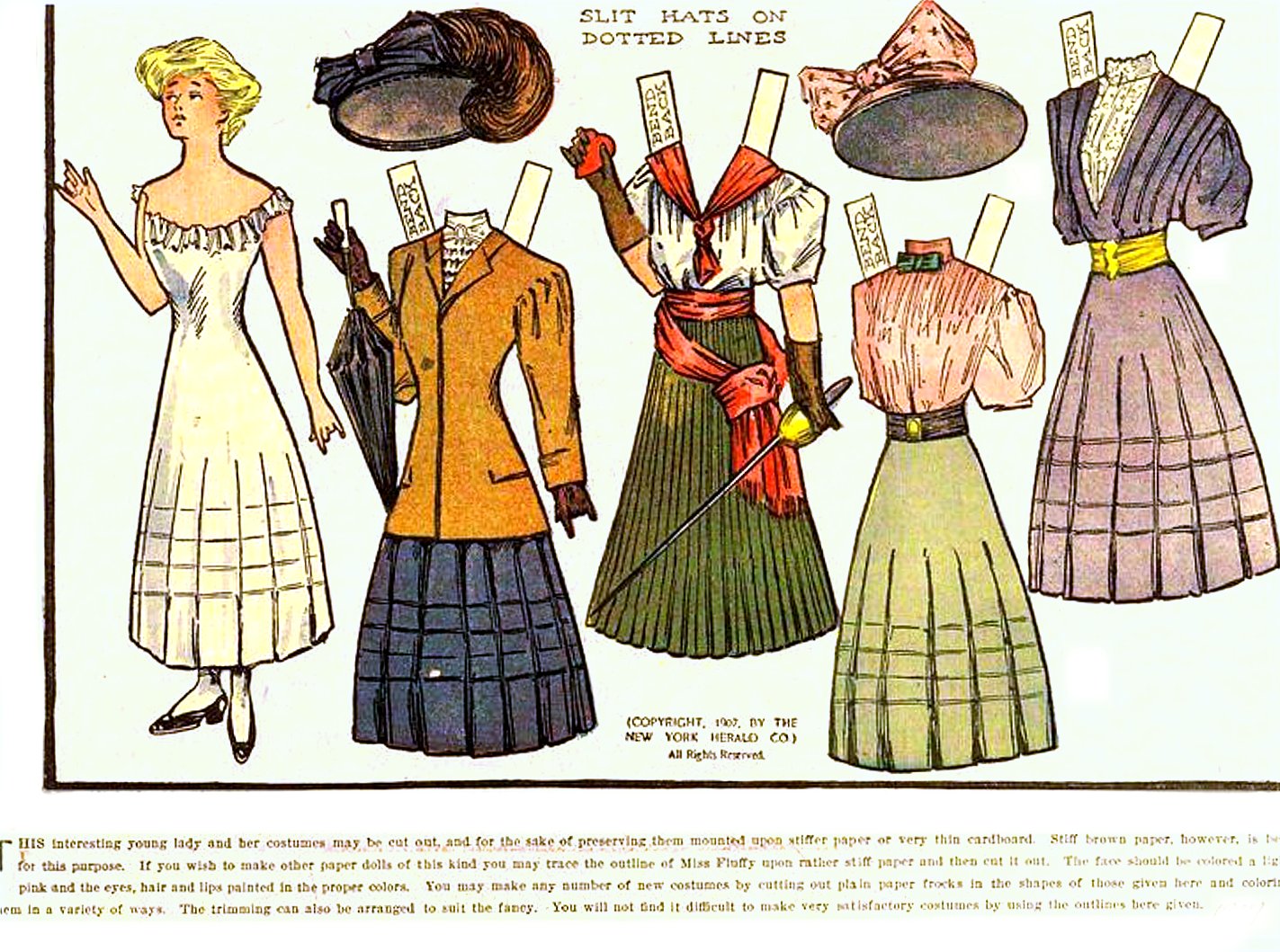 Jigsaw Puzzle | 70 pieces | Fluffy Ruffles, from The New York Herald ...