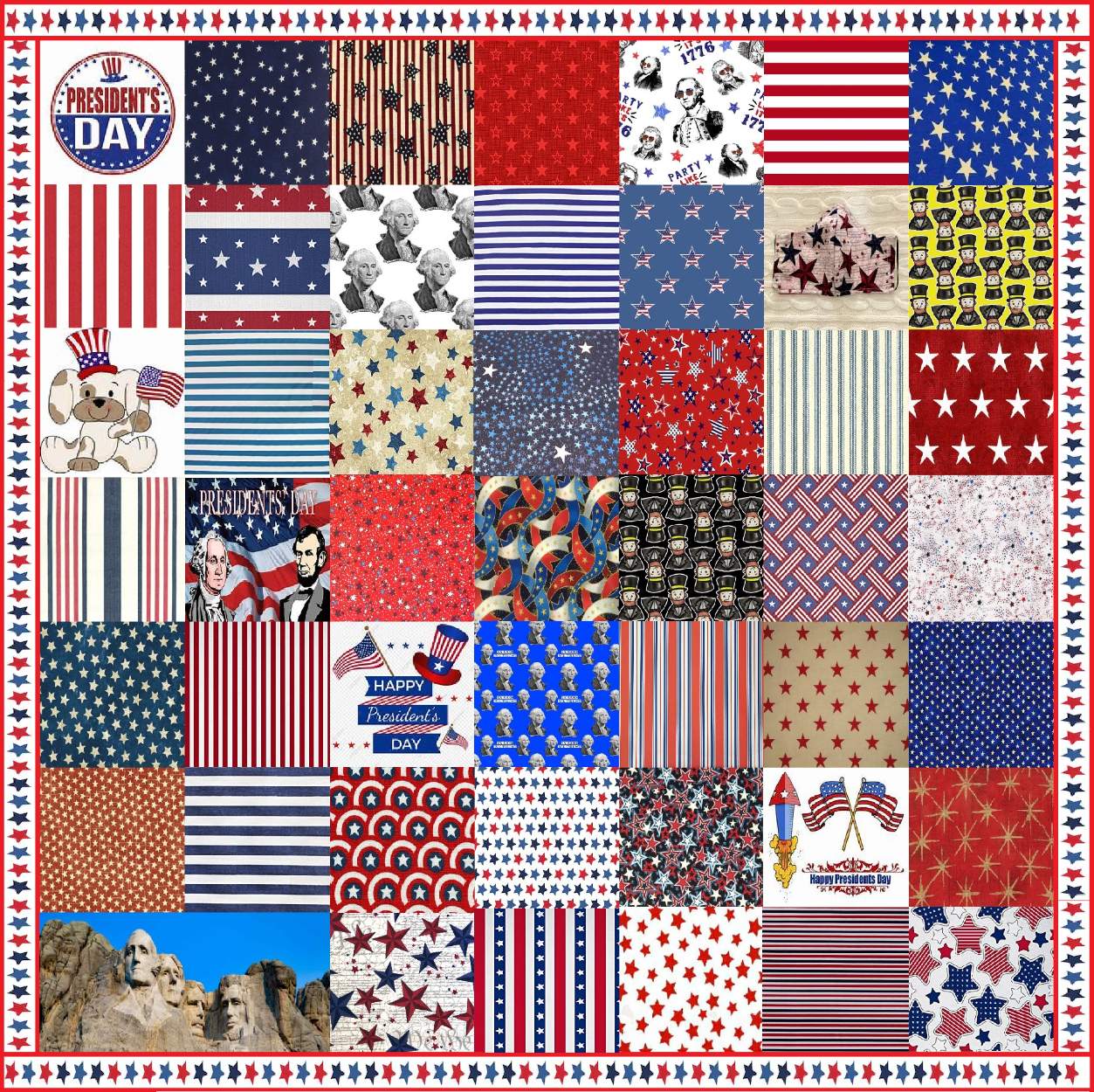 Solve Presidents' Day jigsaw puzzle online with 100 pieces