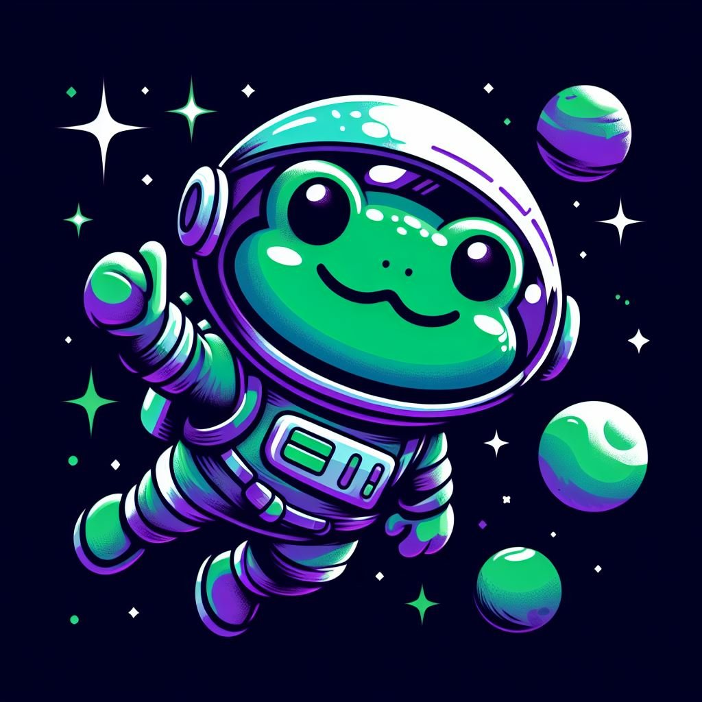Solve Space Frog jigsaw puzzle online with 121 pieces