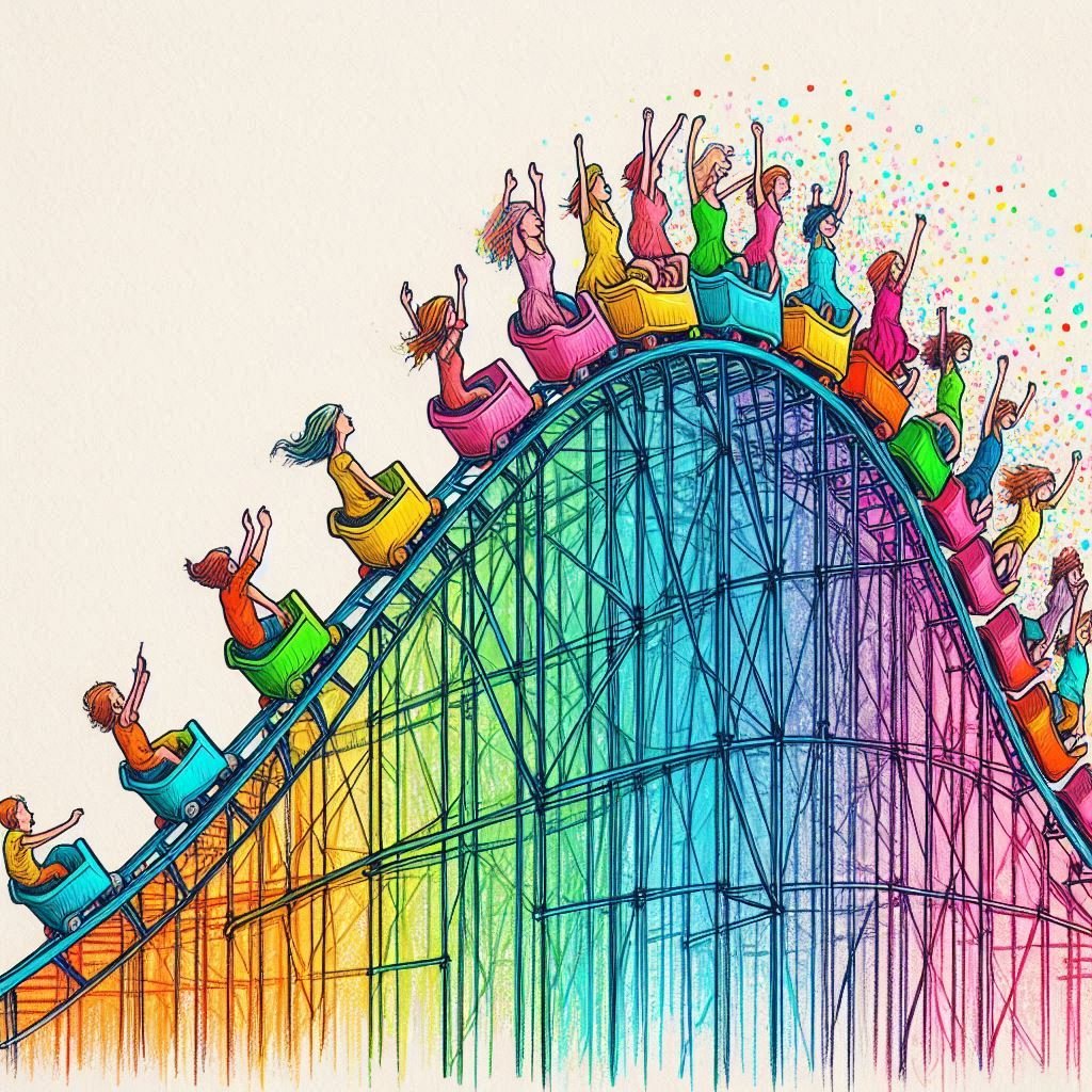 Solve Roller Coaster - resize 9 to 306 pieces jigsaw puzzle online with ...