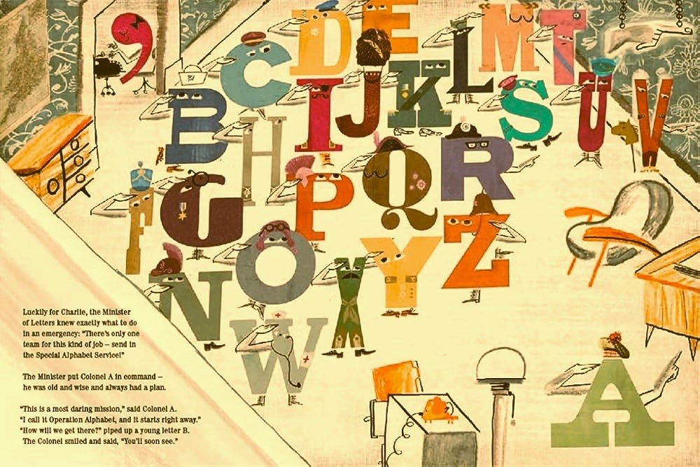Solve Luciano Lozano, illustrator - Operation Alphabet, written by Al ...